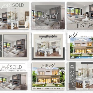 12 SOLD Facebook Posts | Facebook Flyer | Editable Facebook Template ...