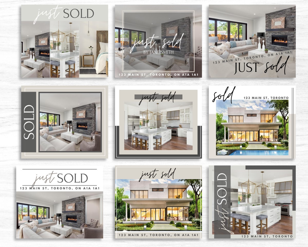 12 SOLD Facebook Posts Facebook Flyer Editable Facebook | Etsy