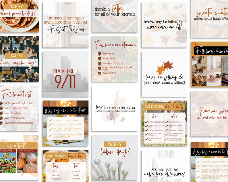 32 September Real Estate Social Media Posts | Funny Fall Real Estate ...