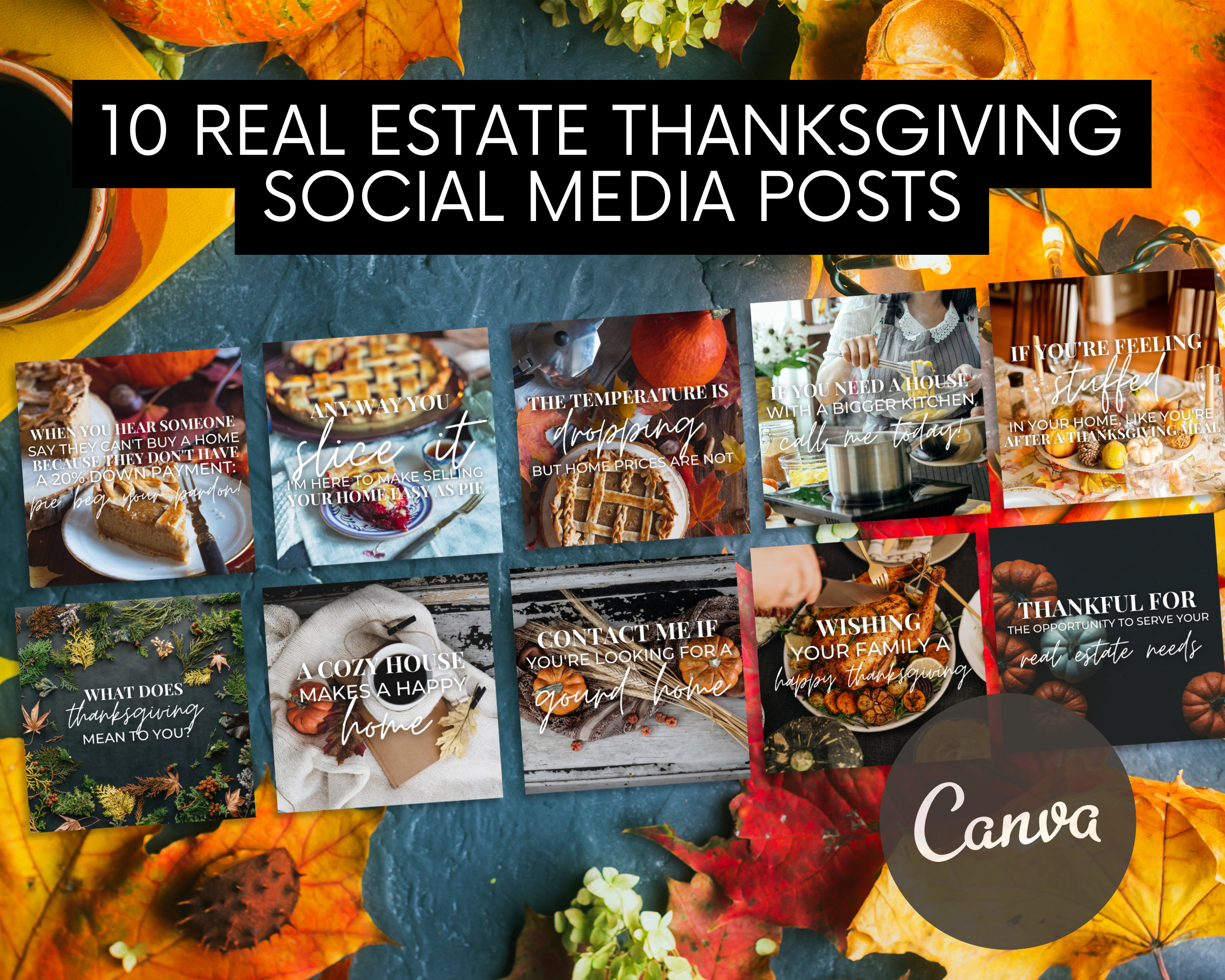 10 Thanksgiving Real Estate Social Media Posts | Funny Thanksgiving ...