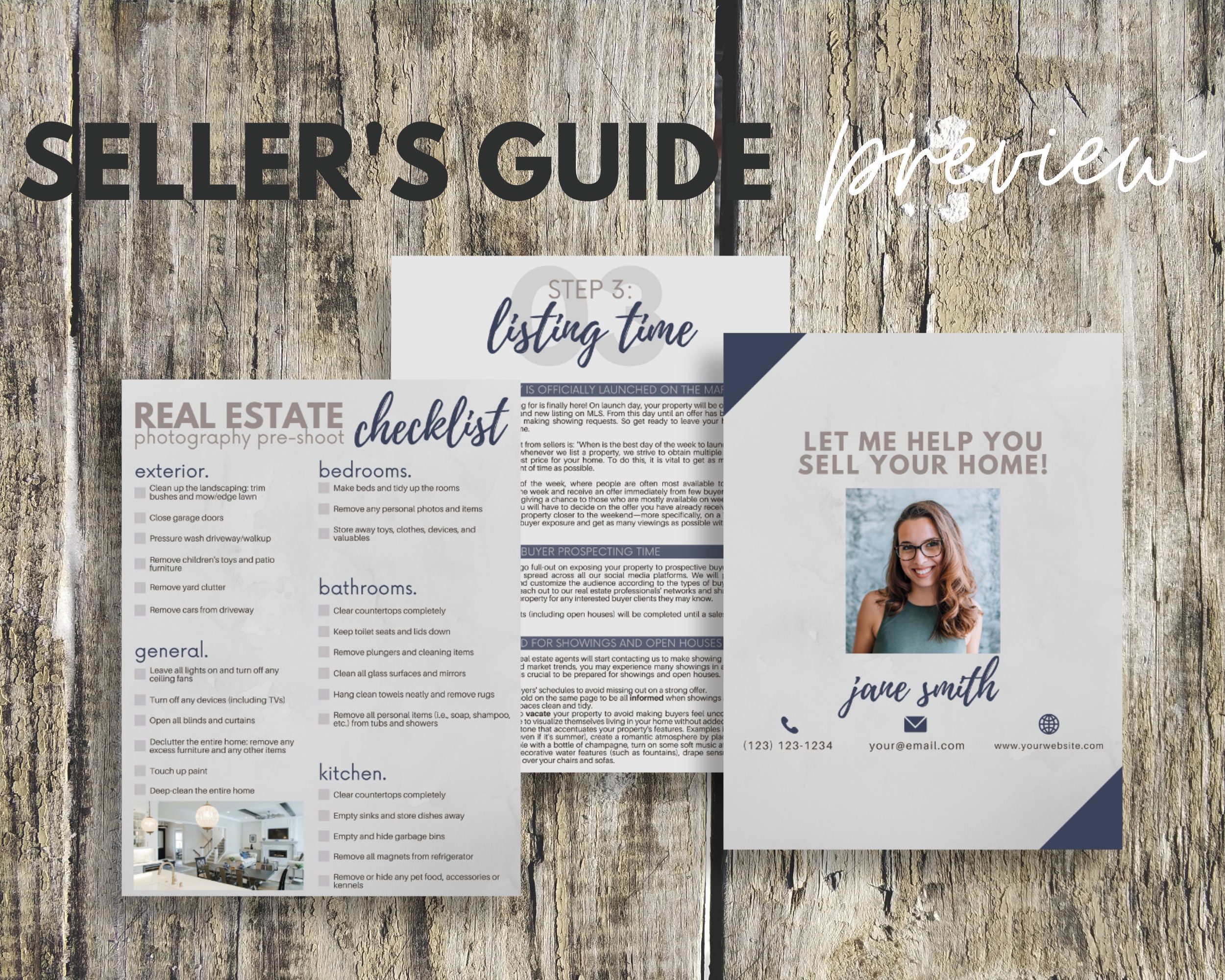 Real Estate Home Buyer and Seller Guide Templates BUNDLE - Etsy