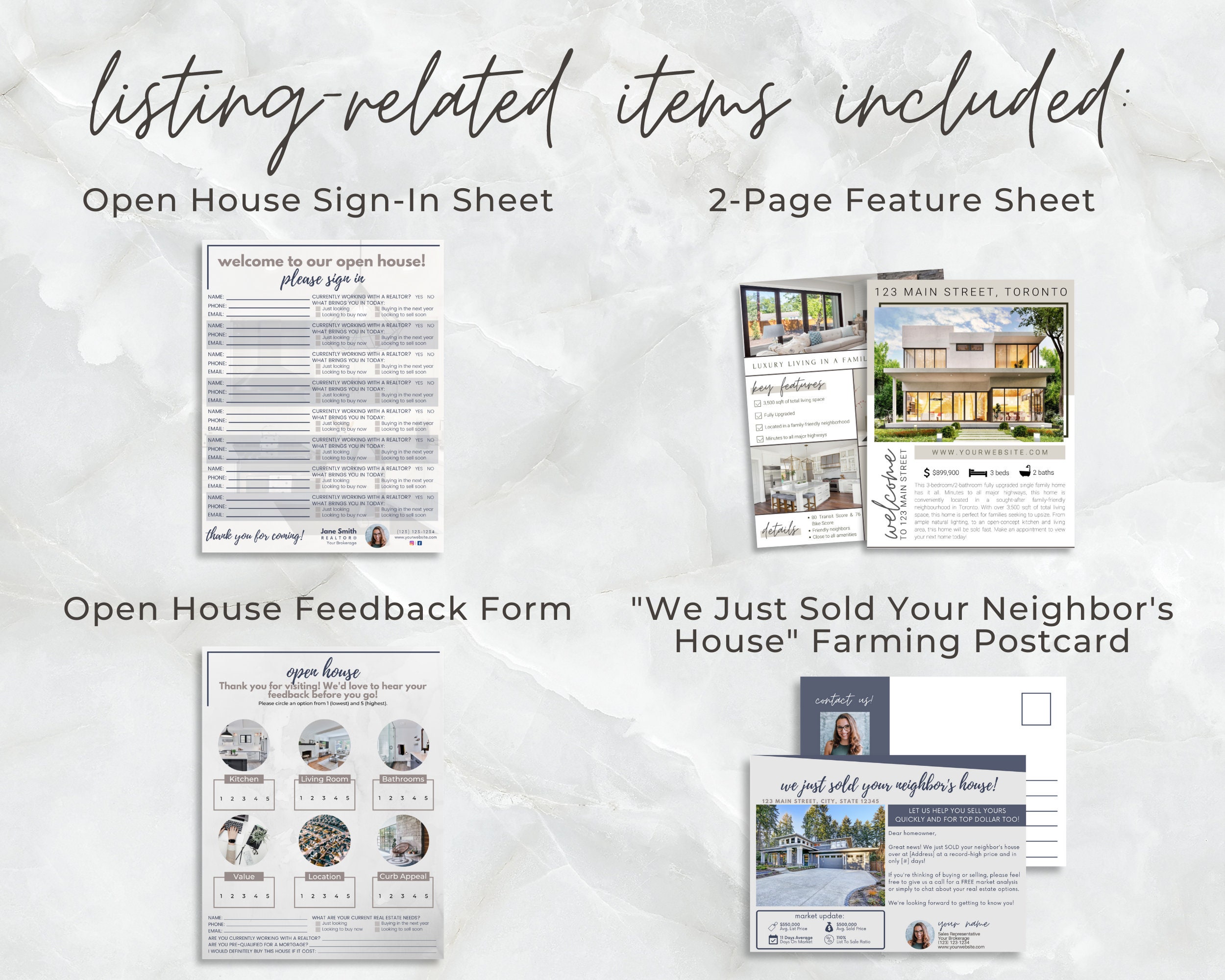 Real Estate Starter Pack Bundle | Realtor Templates | Realtor Social ...