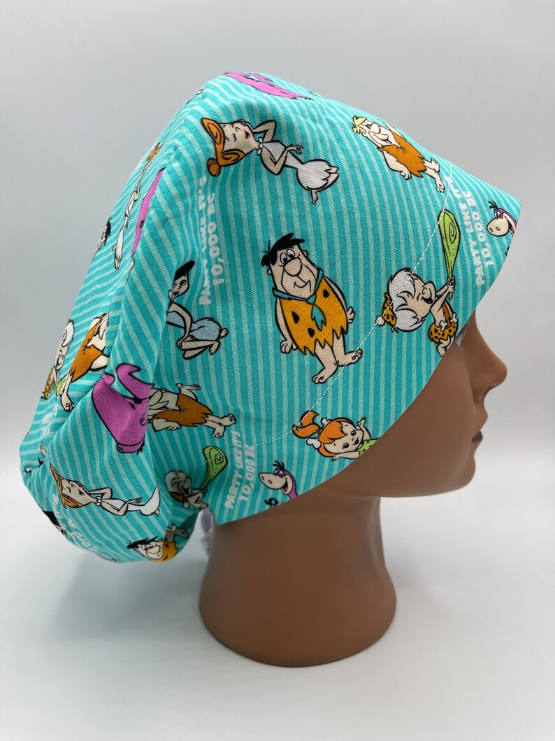 Women's Scrub Cap | Euro Style | Flintstones Party Like It’s 1000BC W ...