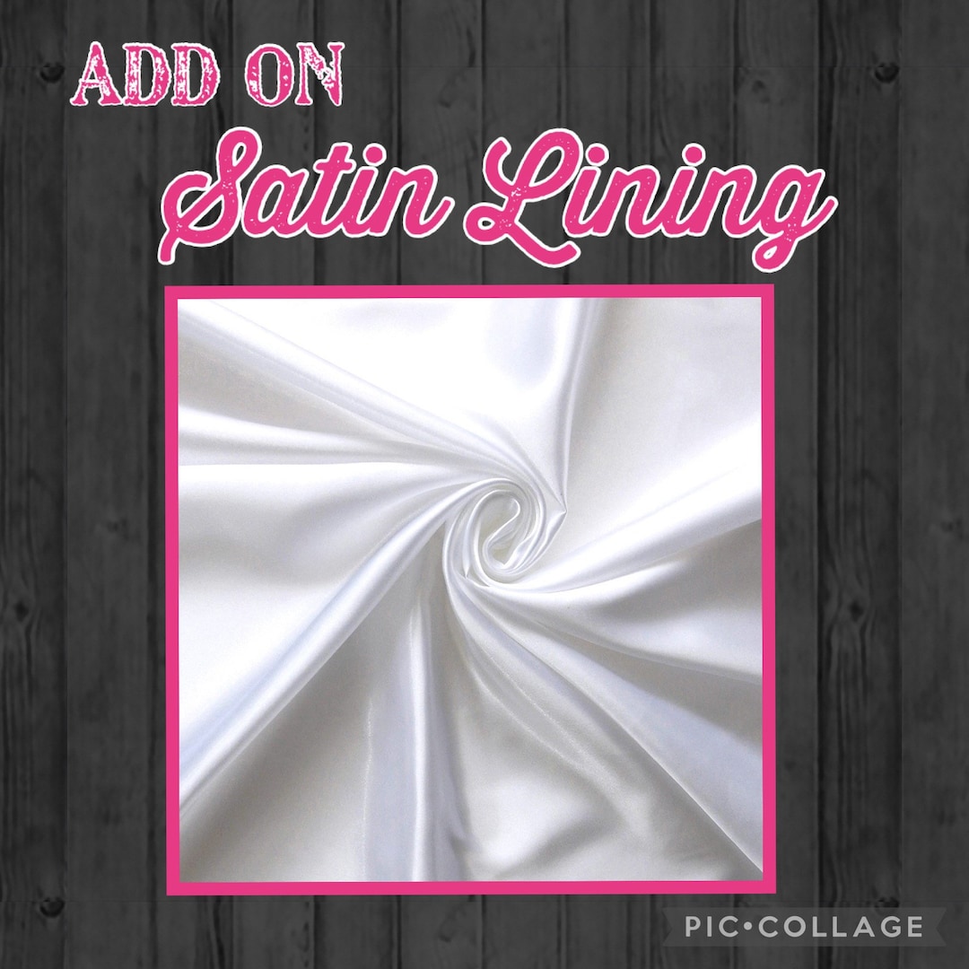 Satin Lining ~ ADD ON** - Etsy