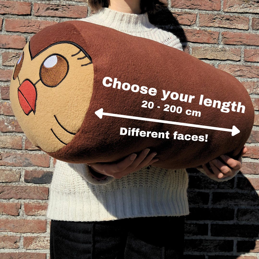 Custom Body Pillow Hooty, From Pillow to Extra Long Plush, Life Sized ...