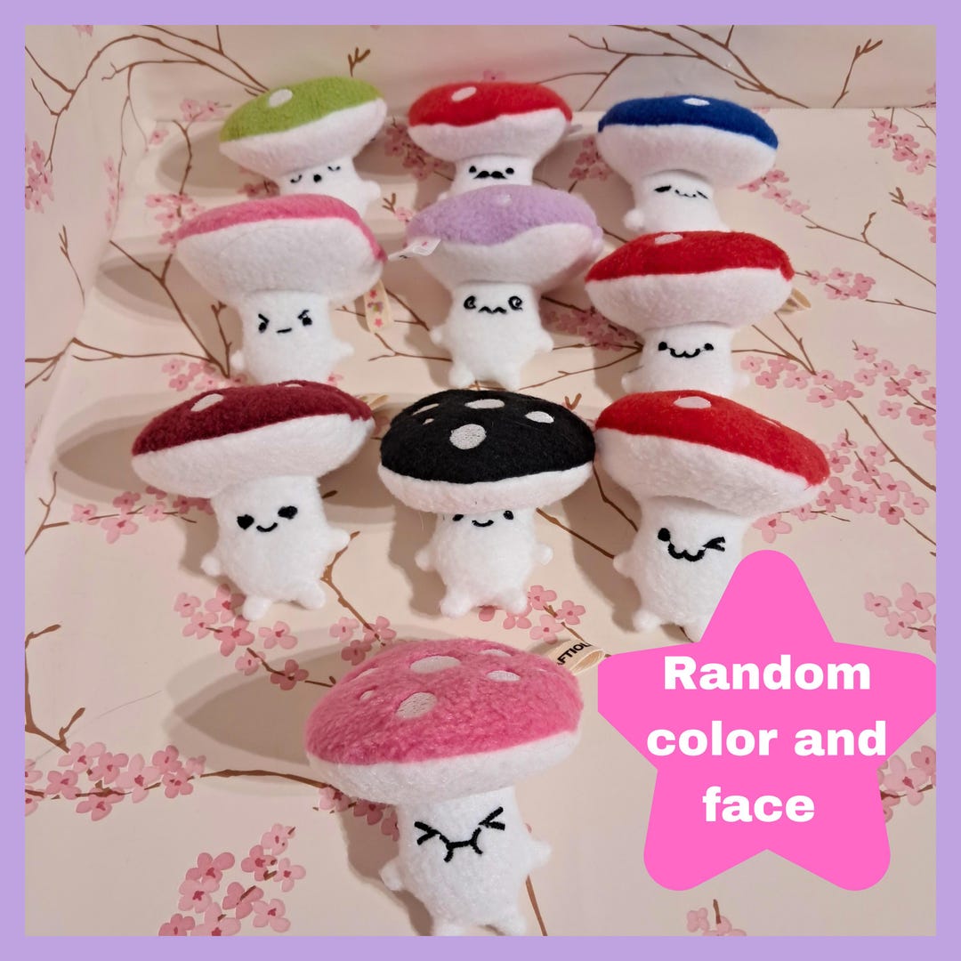 Random Mushroom Plush, 2 1 Free, Tiny Mush, Mystery Plush, Cute Mush ...