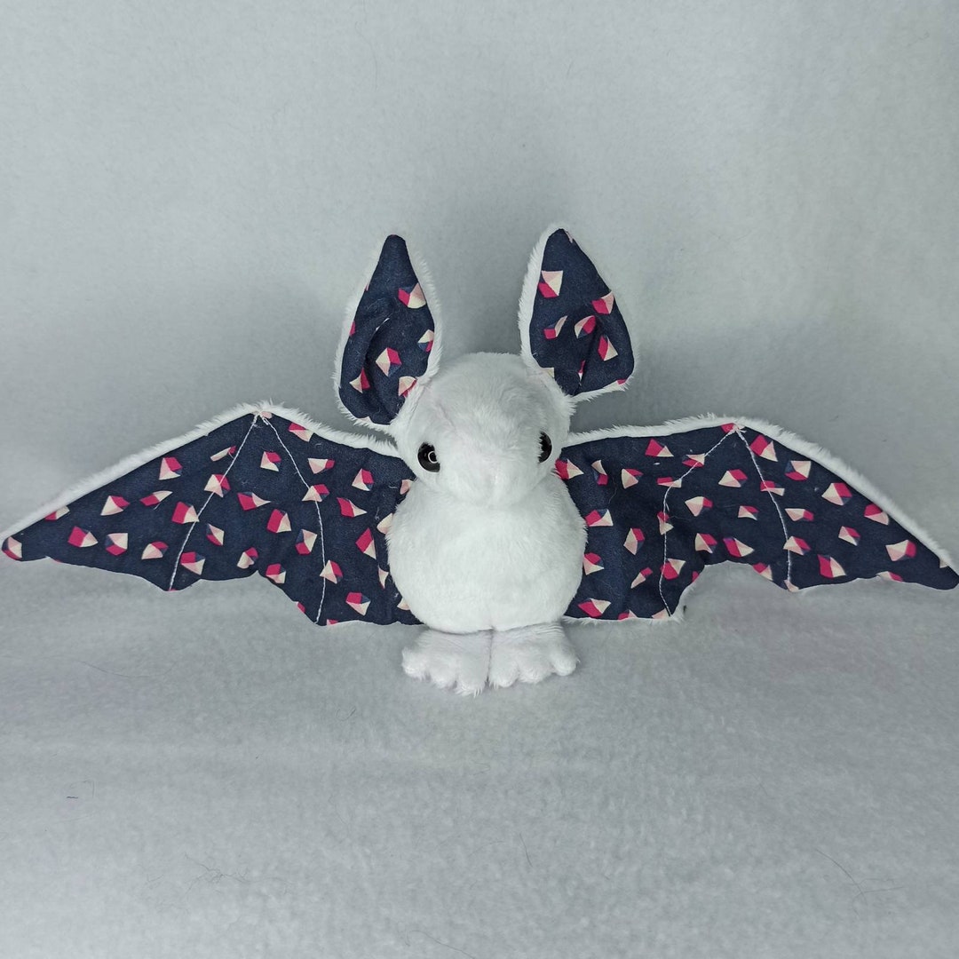 White Mini Bat Plushie Cute Bat Plush Stuffed Bat Cute - Etsy