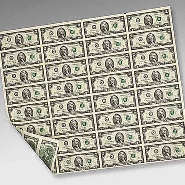 Us Paper Currency - Etsy