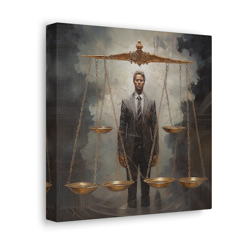 Law Office Canvas Law Office Wall Art Law Office Canvas Art Lawyer ...