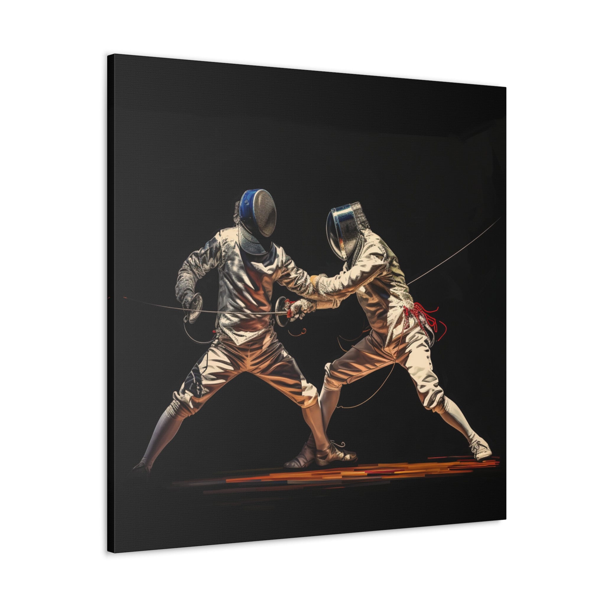 Fencing Wall Art Canvas Fencing Lover Print Poster of Fencing - Etsy