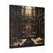 Law Office Canvas Wall Art Scale of Justice Canvas Lawyer Office Canvas ...