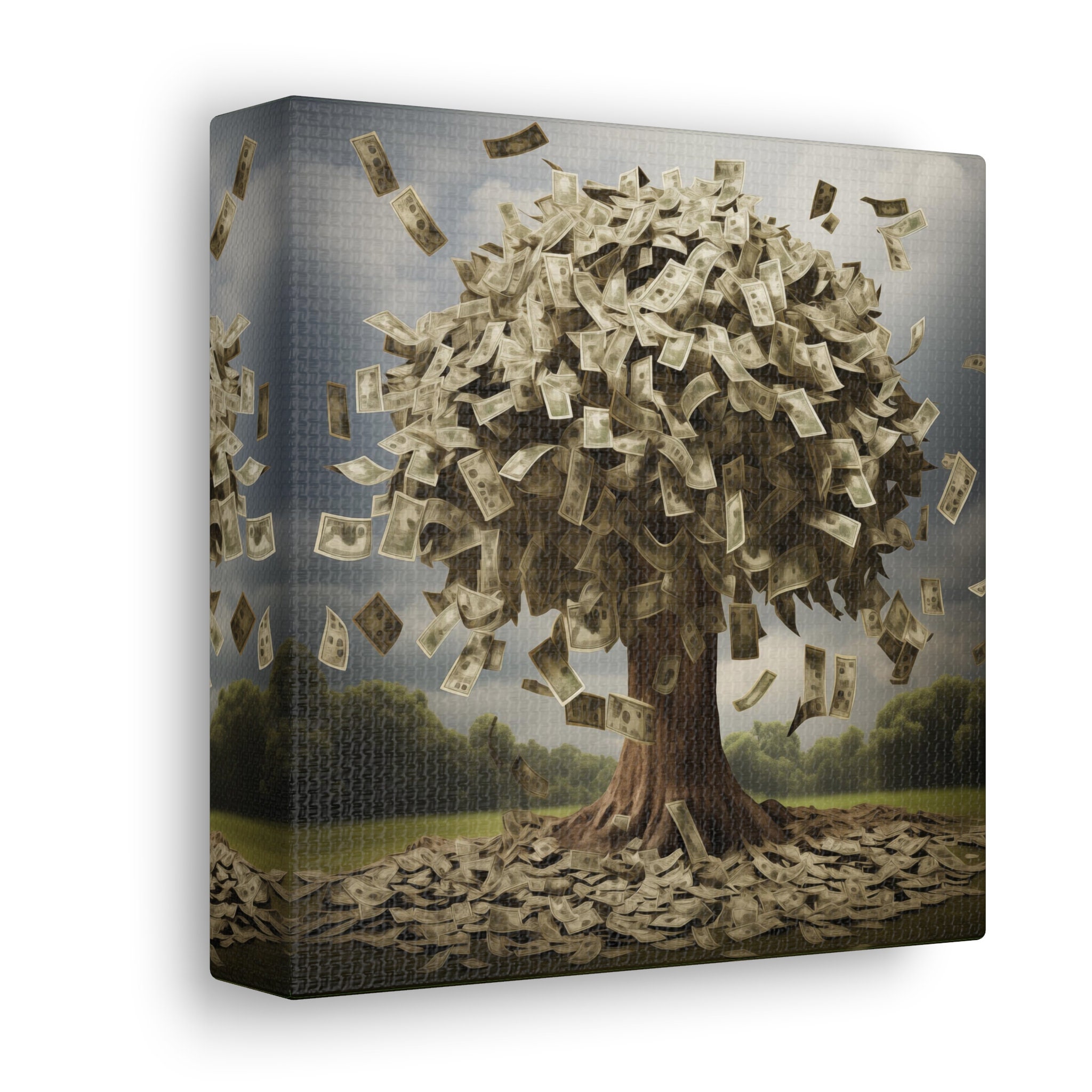 Money Tree Wall Art Money Tree Canvas Gift for Coin Collector Rare Coin ...