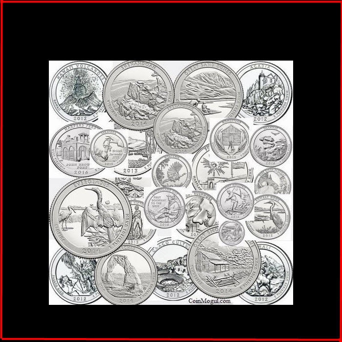 National Park Quarter Set of 56 Quarters National Park - Etsy