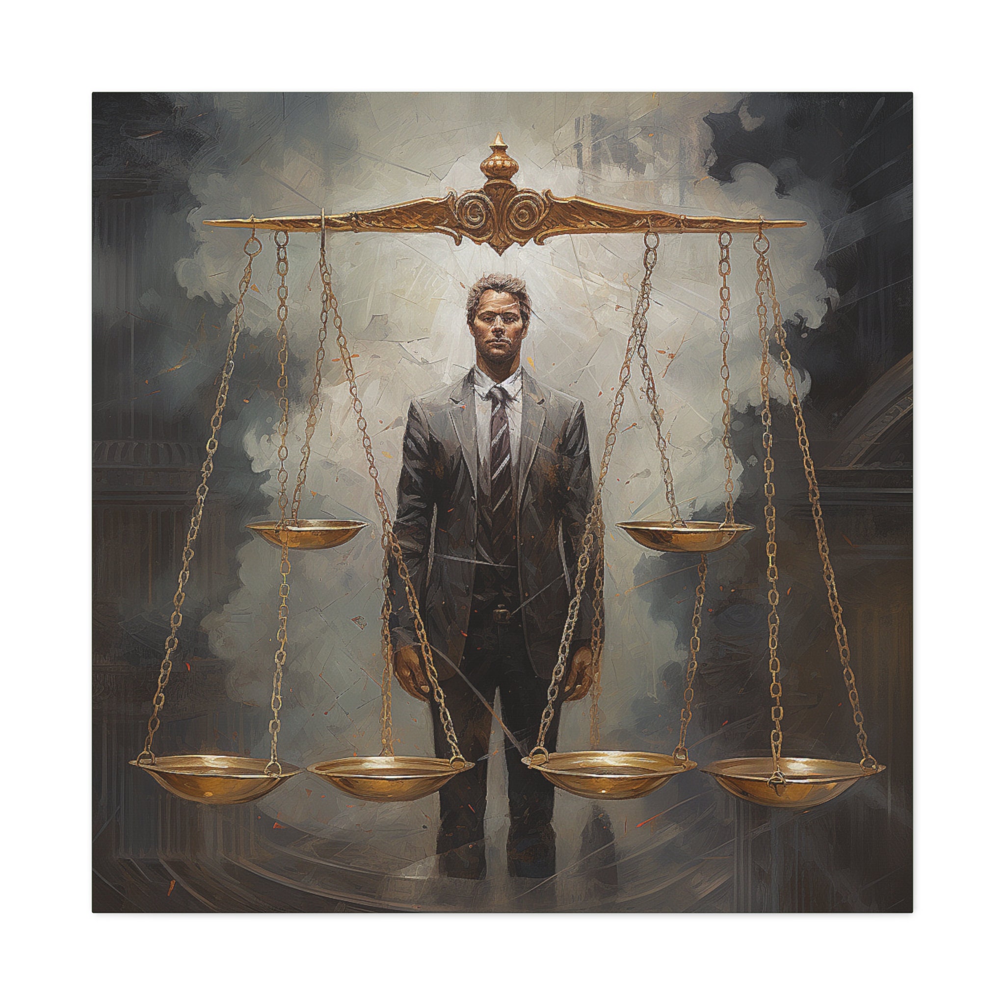 Law Office Canvas Law Office Wall Art Law Office Canvas Art Lawyer ...
