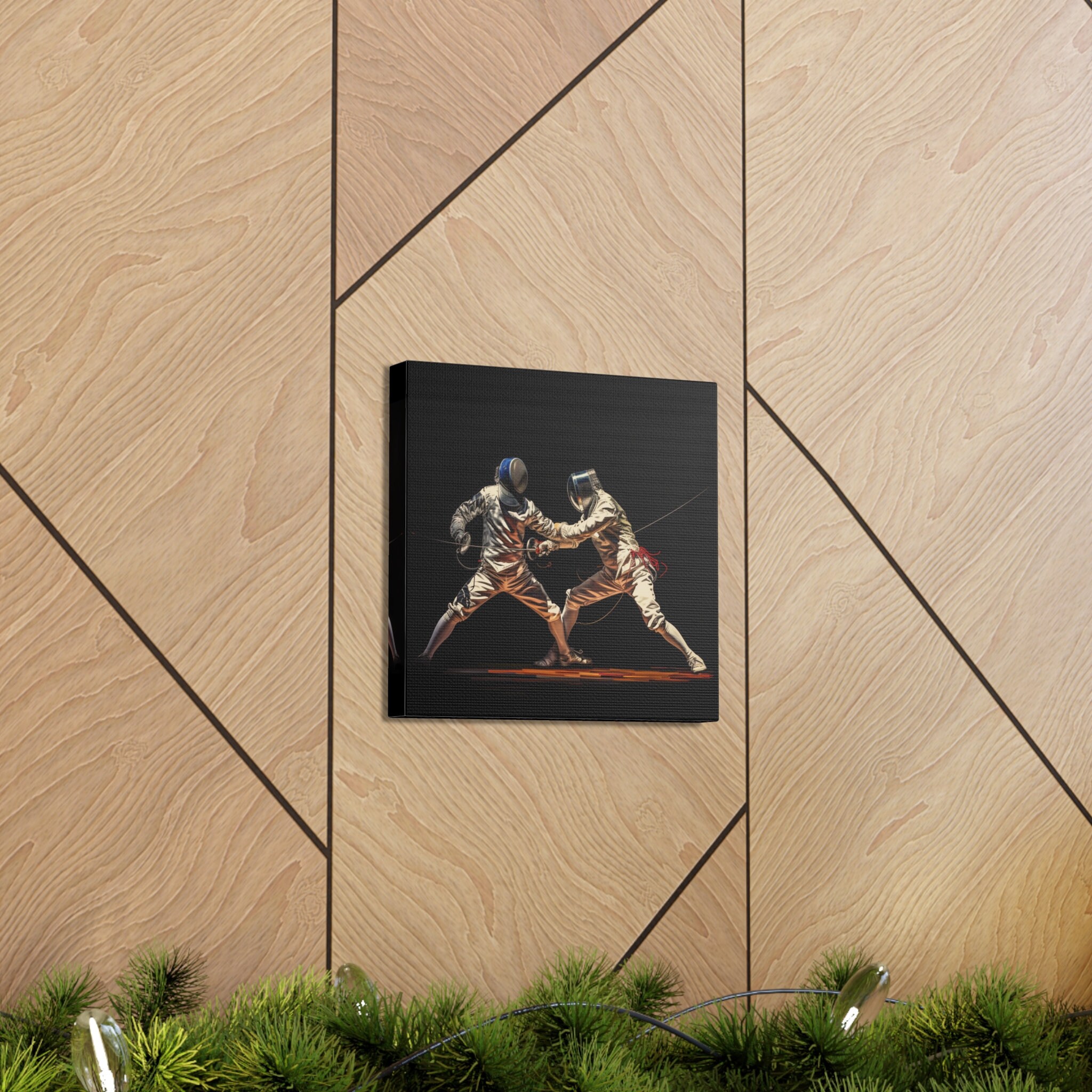 Fencing Wall Art Canvas Fencing Lover Print Poster of Fencing - Etsy