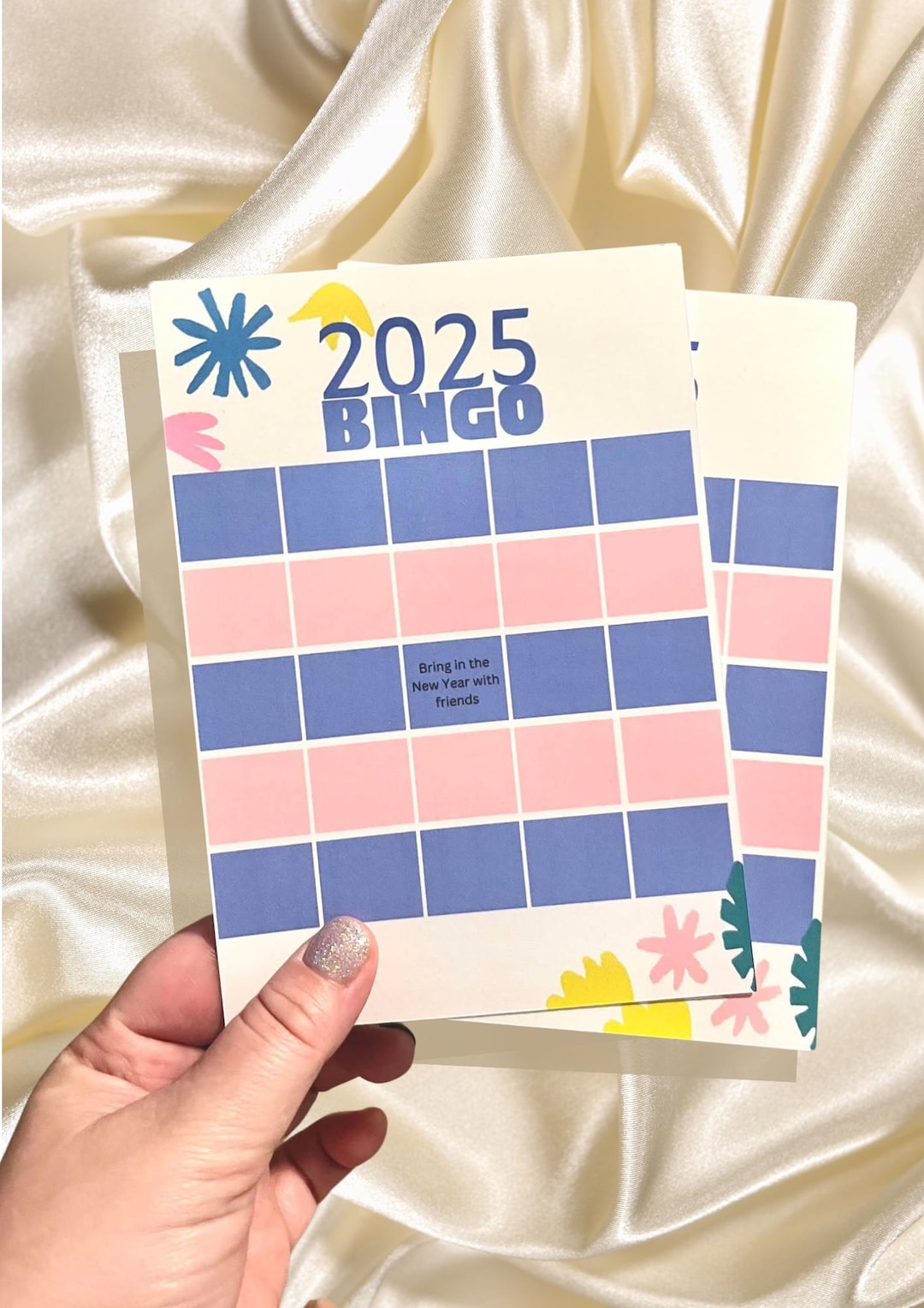 2025 New Year Bingo Card, 2025 Bingo Printable Card, Bingo Template ...