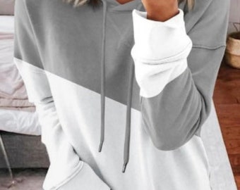 Color Block Hoodie - Etsy