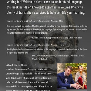 Learn to Read Ancient Sumerian: an Introduction for Complete Beginners Volume Two Paperback Book ...