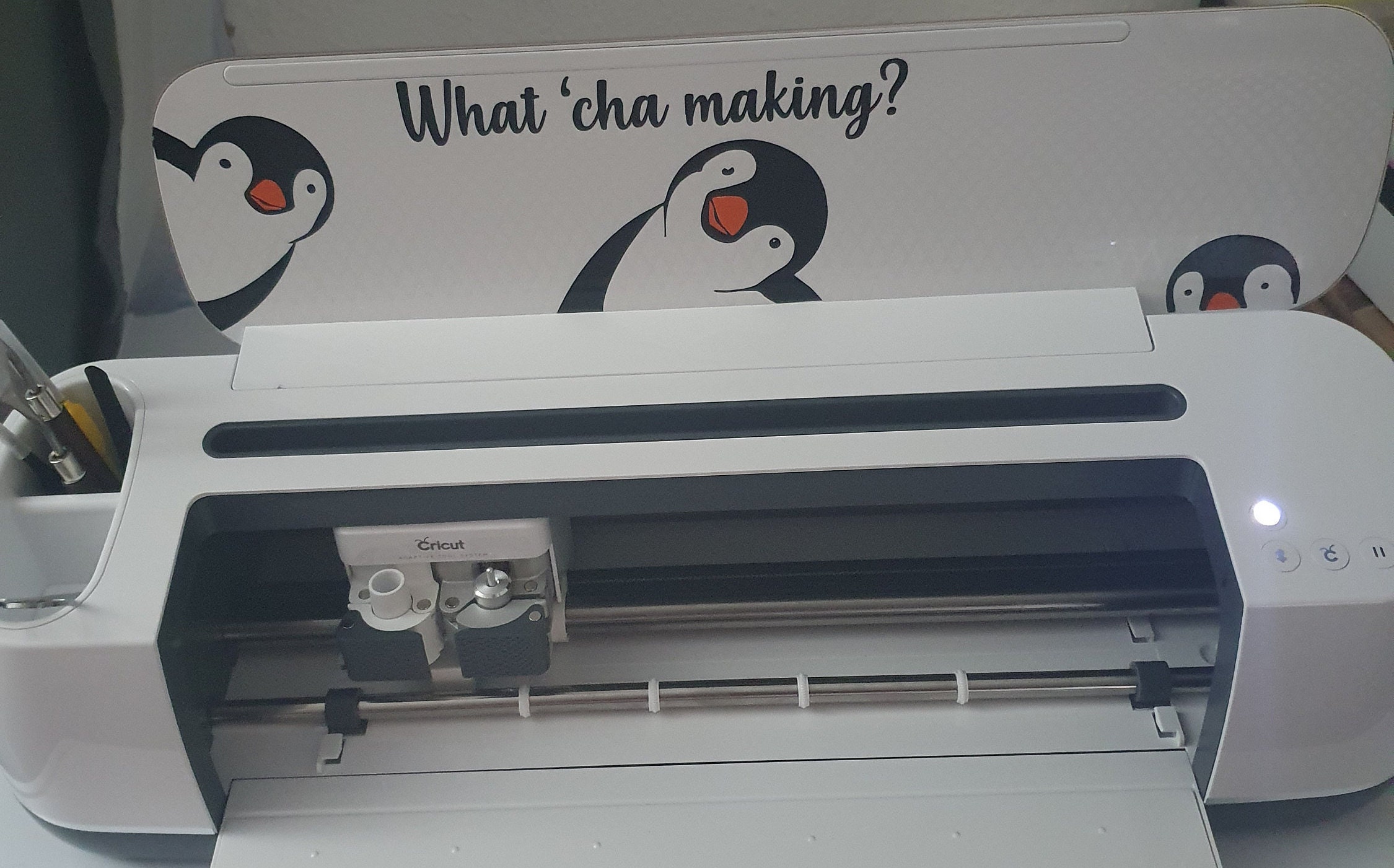 Whatcha Making Penguin SVG - Etsy
