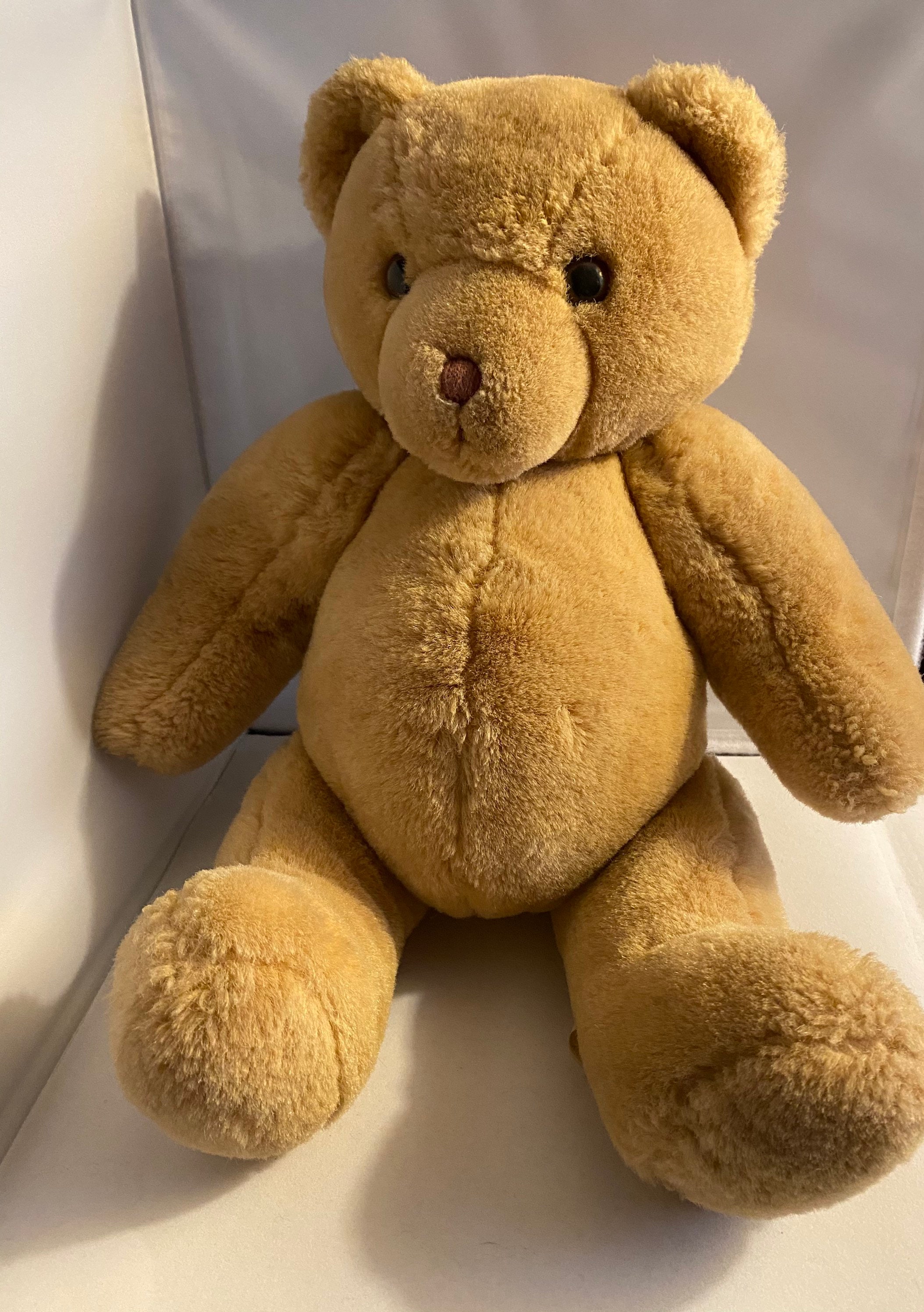 Vintage Stuffed Bear Eden Toys Inc Musical Bear Jointed Teddy - Etsy