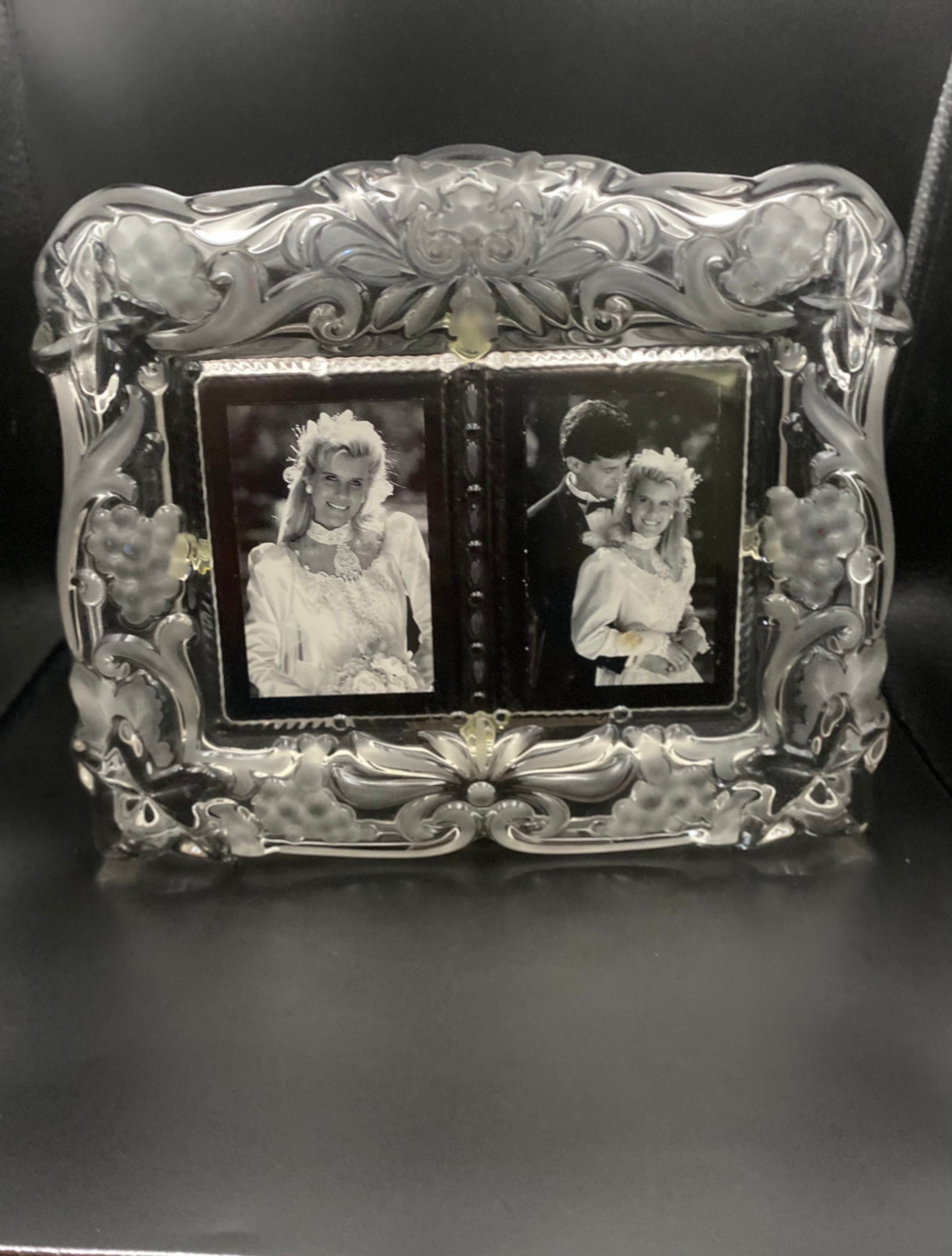 Frames Home & Hobby Mikasa Glass Wedding Picture Frame Wedding Gifts ...