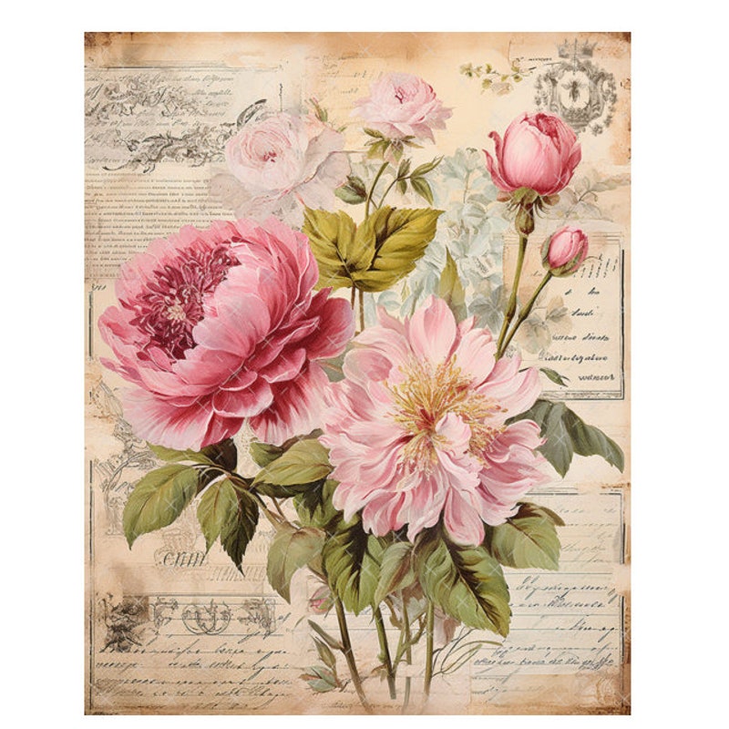 Vintage 8x10 Floral Prints - Etsy