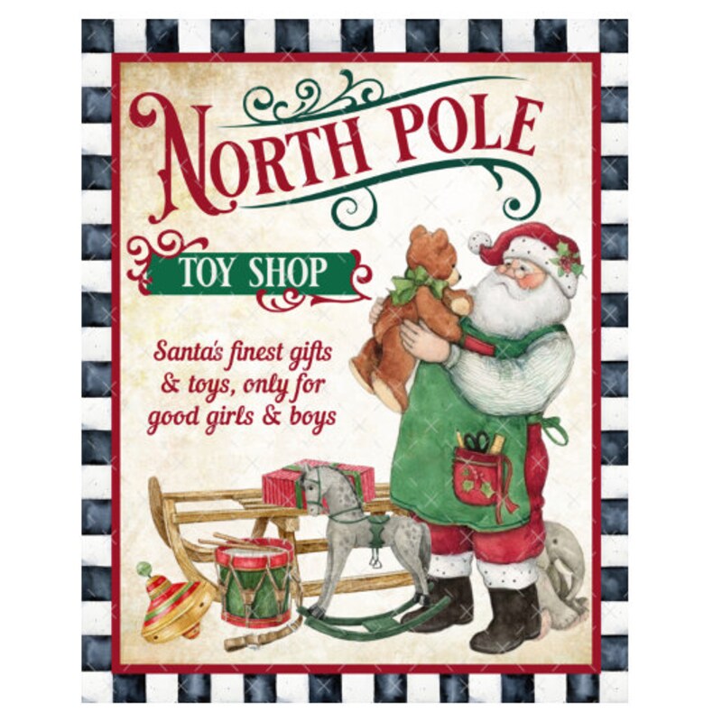 North Pole Toy Shop - Etsy