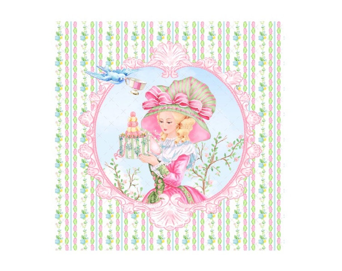 DIGITAL PRINT, 10x10 French Digital, Marie Antoinette Prints, Let Them ...