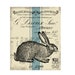 DIGITAL ART, 8x10 Downloadable French Country Rabbit Print, Printable ...