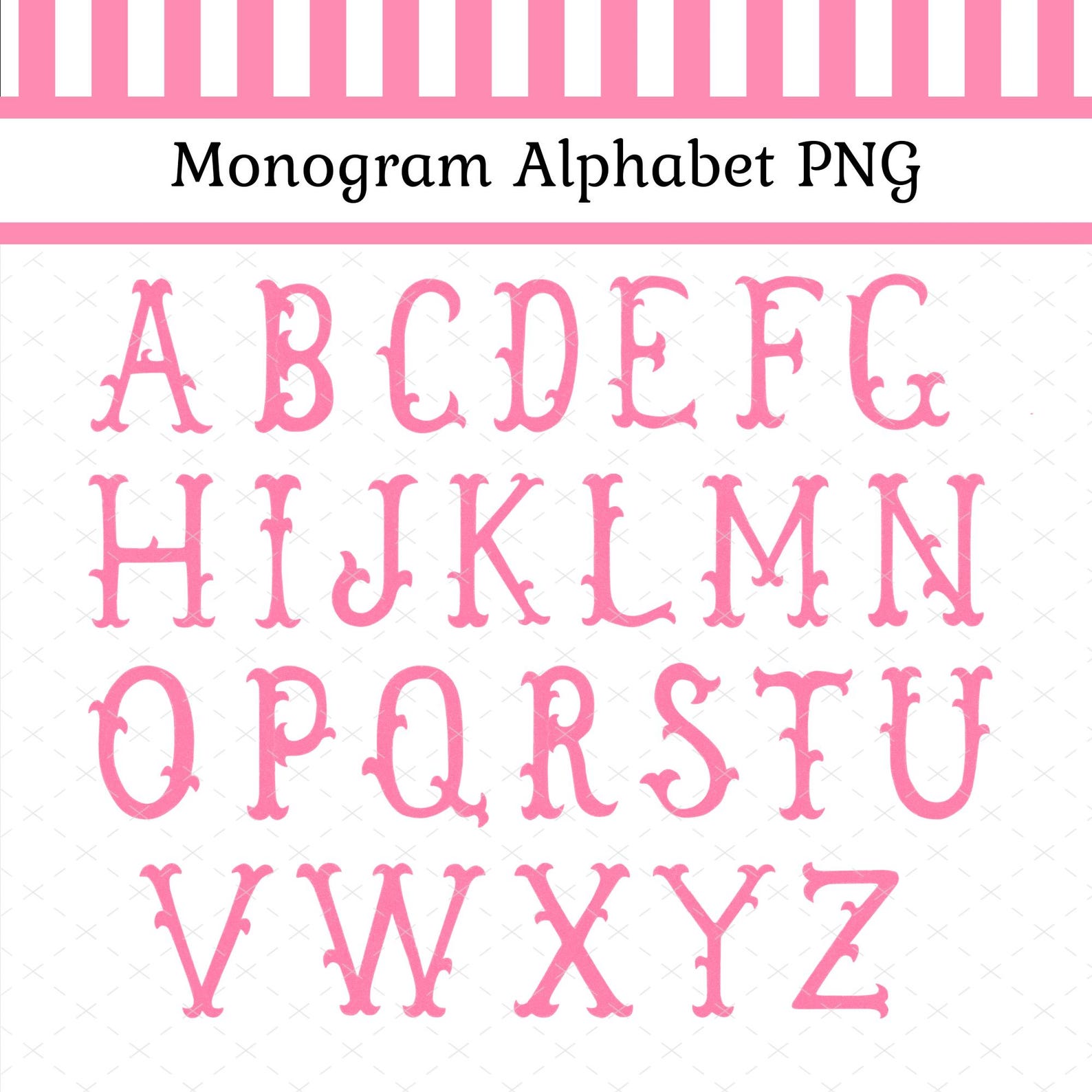 ALPHABET, Monogram, PNG, Elegant Letters, Crest, DIY, Dark Blue, Clip ...