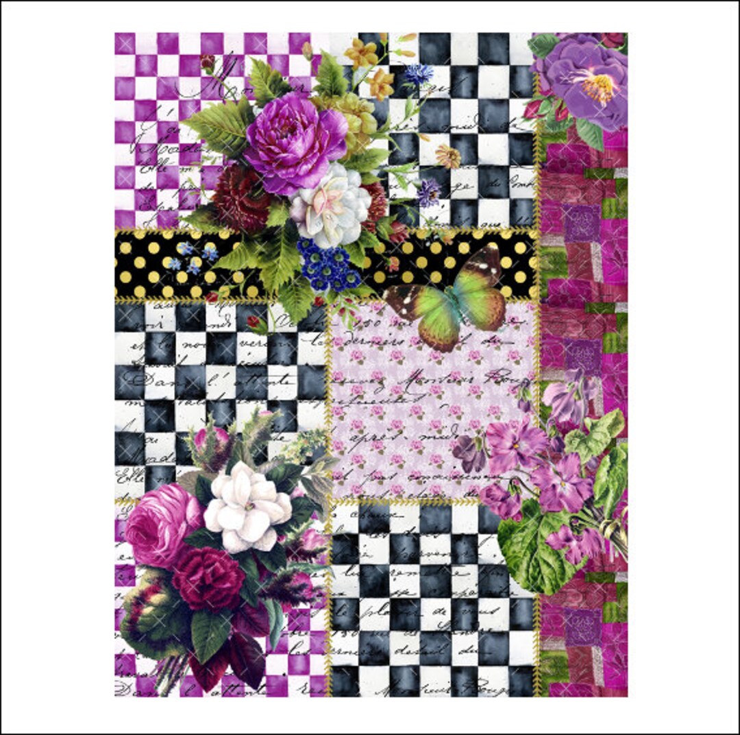 DECOUPAGE DIGITAL BUNDLE, Scrapbook Paper, Instant Download ...