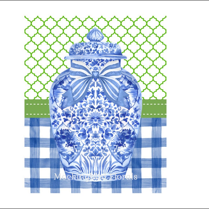 Green Ginger Jar - Etsy UK