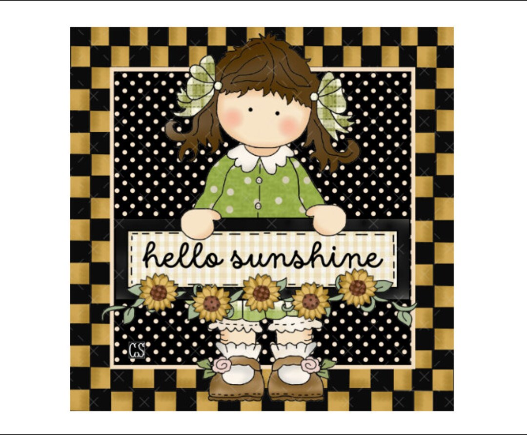 DIGITAL ART, Fall Print, Mary Engelbreit Inspired, Mockingbird Florals ...