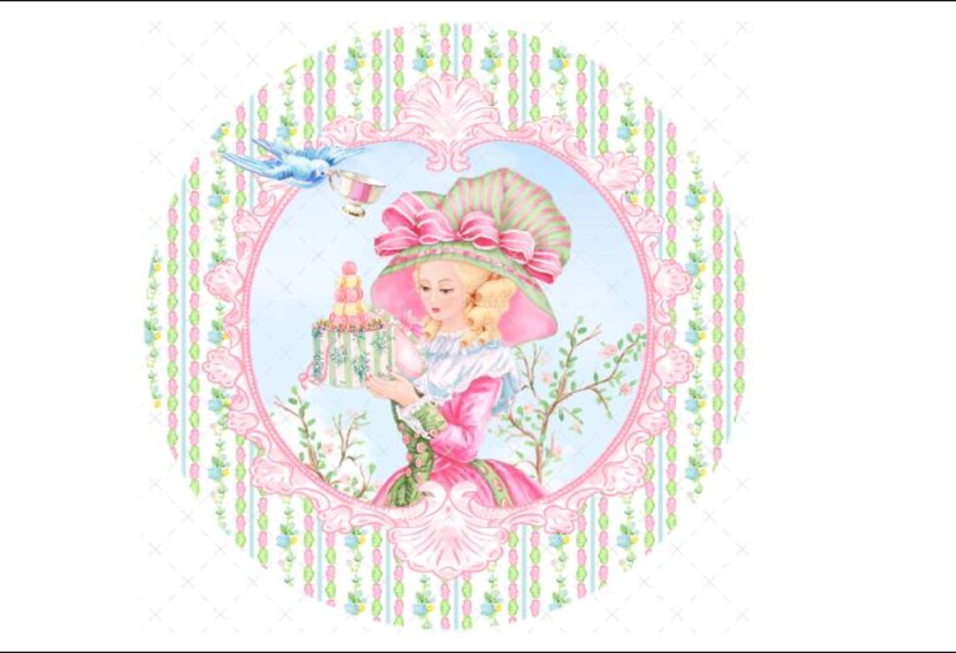 DIGITAL ART, Wreath Sign, Mockingbird Florals, French Sign, Round Sign ...