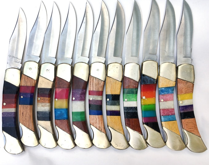 LGBTQ Pride "chonk" Large Folding Knives - Etsy