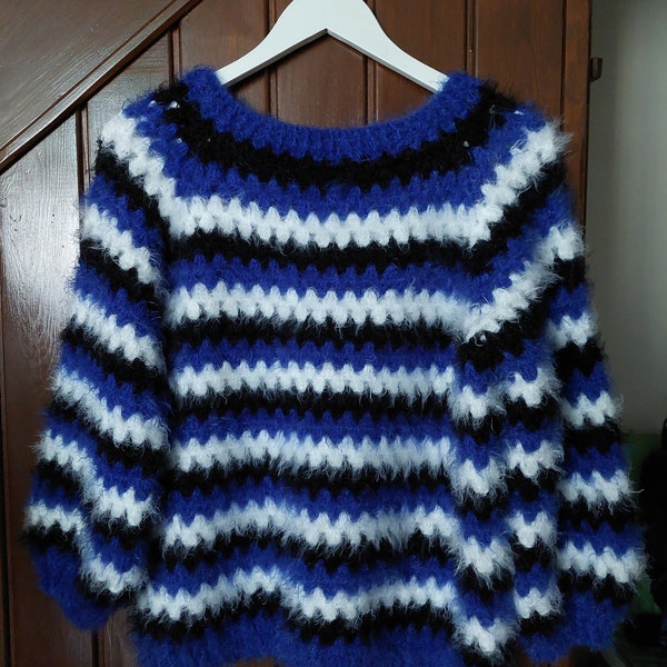 Hand Crochet Sweater - Etsy