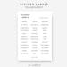 The Secret Printable Planner Dashboard | Minimal Planner Dashboard ...