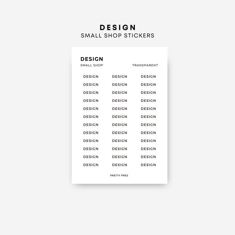 Small Shop Stickers | Admin, Pack Orders, Post Office, Design ...