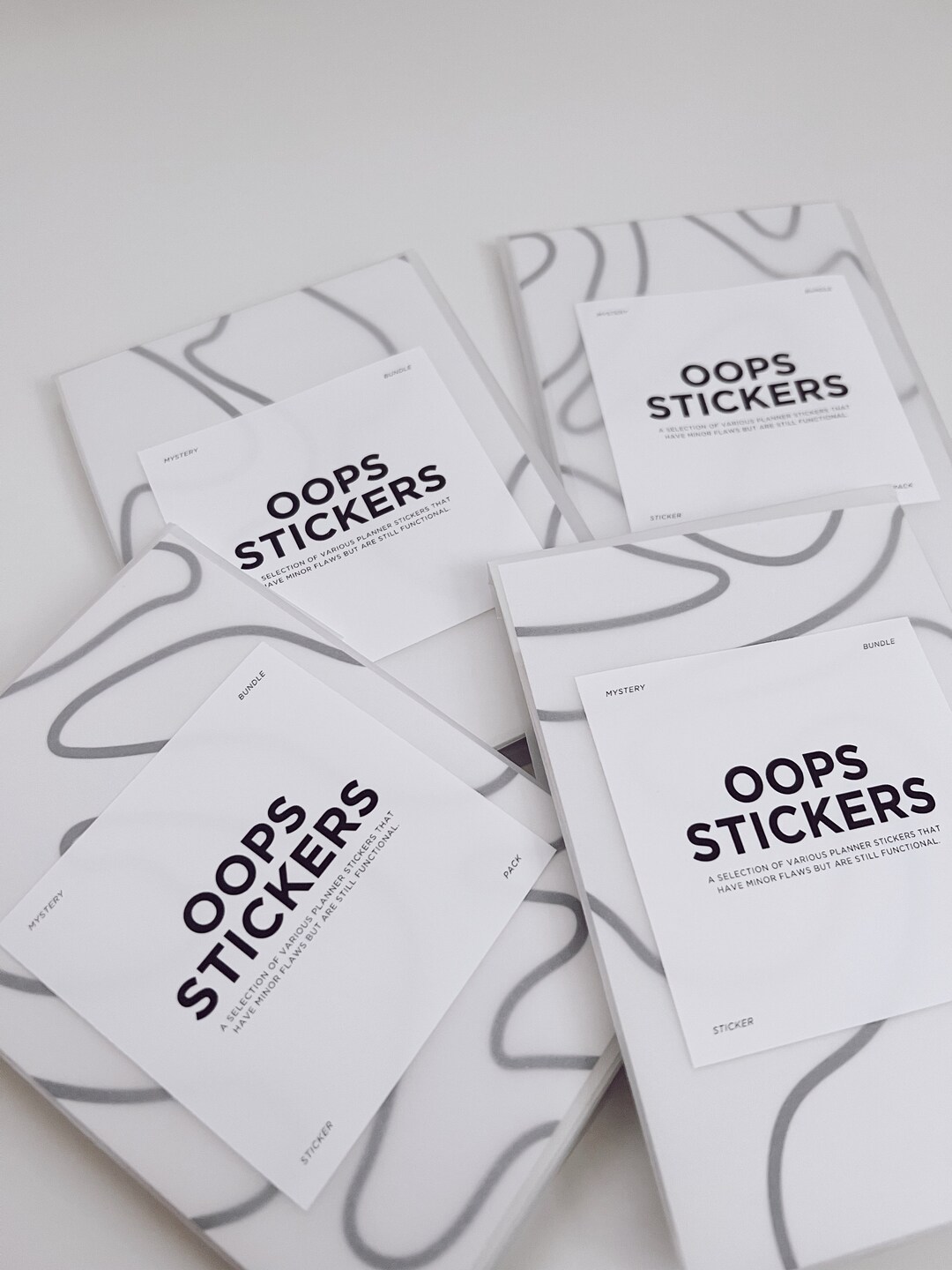 Oops Stickers | Oopsie Stickers | Mystery Sticker Pack | Matte ...