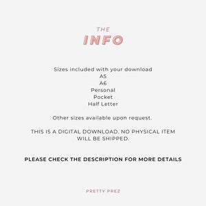 The Secret Printable Planner Dashboard Minimal Planner Dashboard ...
