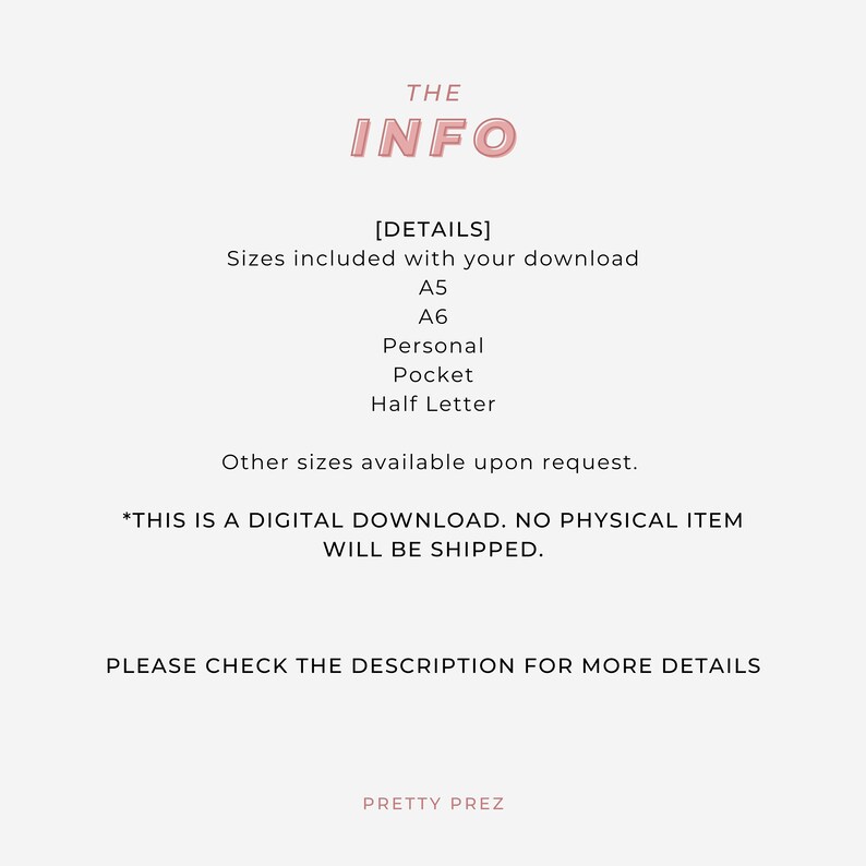 The Secret Printable Planner Dashboard Minimal Planner - Etsy