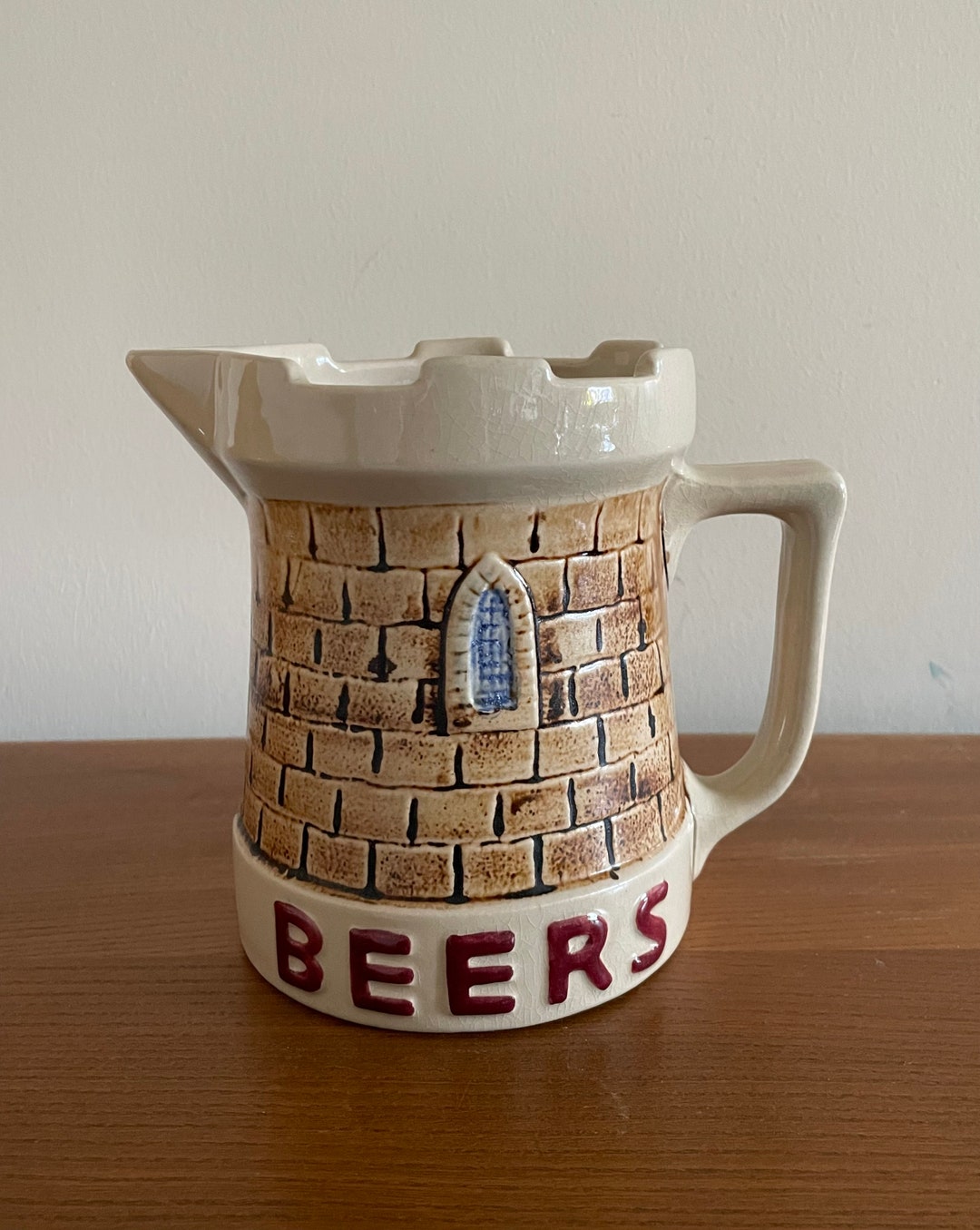 Vintage Castle Beers Water Jug - Etsy