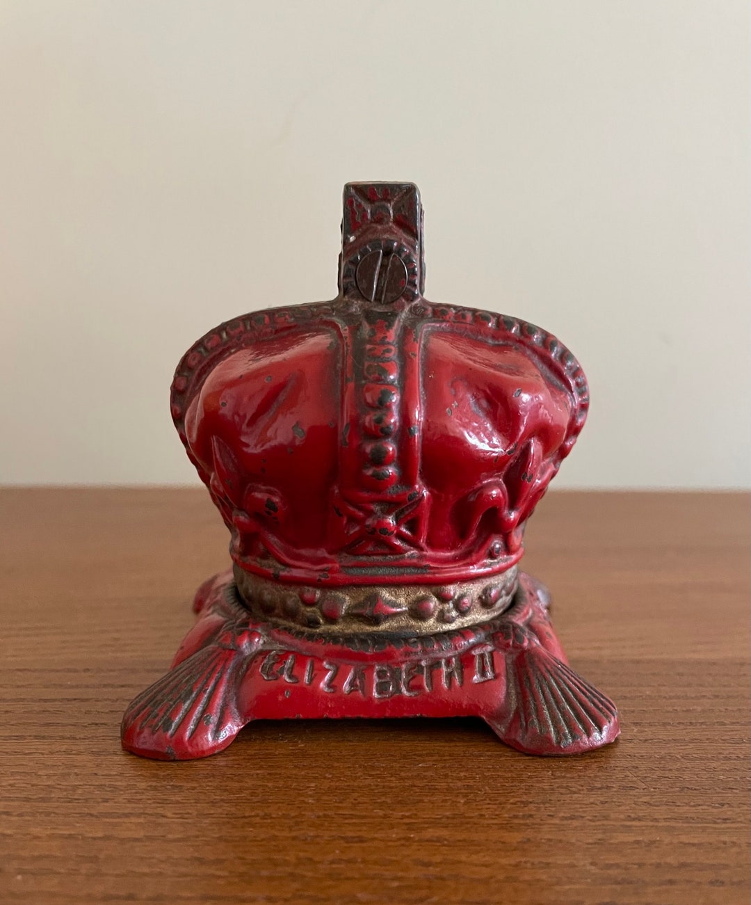 Queen Elizabeth II Metal Coronation Crown Money Box - Etsy