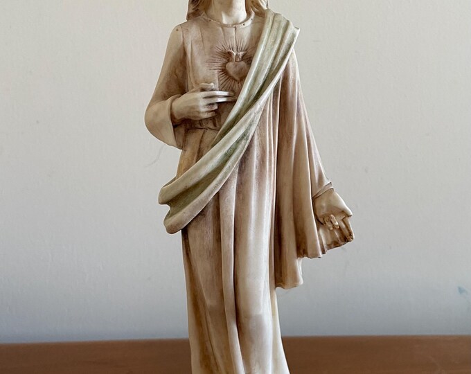 Vintage Man Made Alabaster Figure of Jesus Christ - Etsy