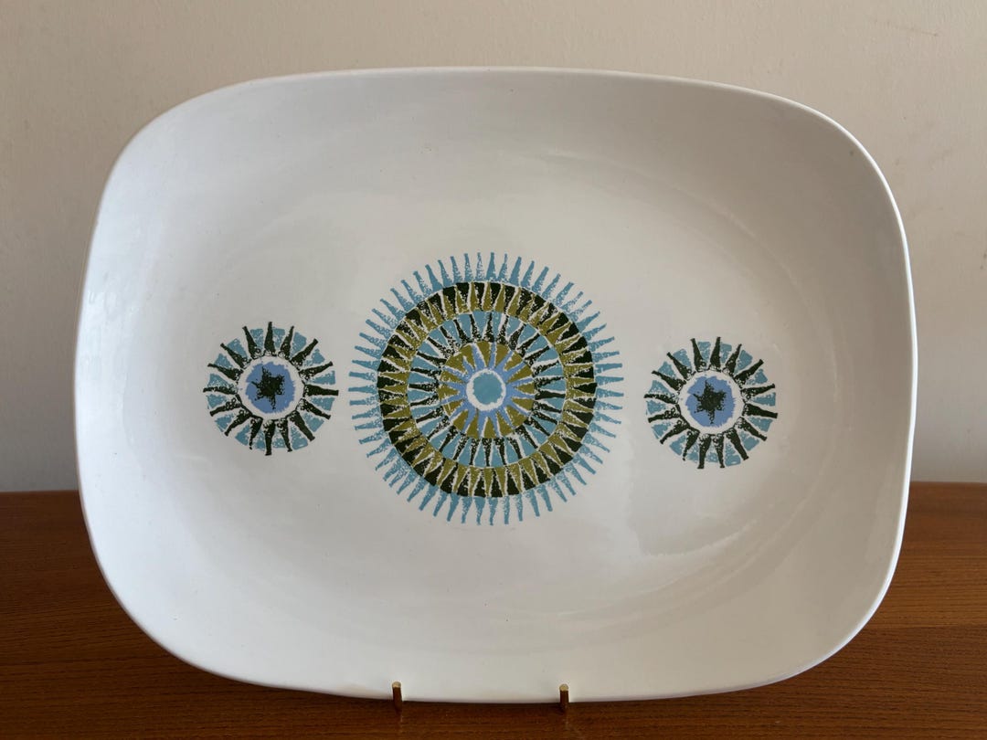 Vintage J & G Meakin Studio Aztec Platter Designed by Alan Rogers - Etsy
