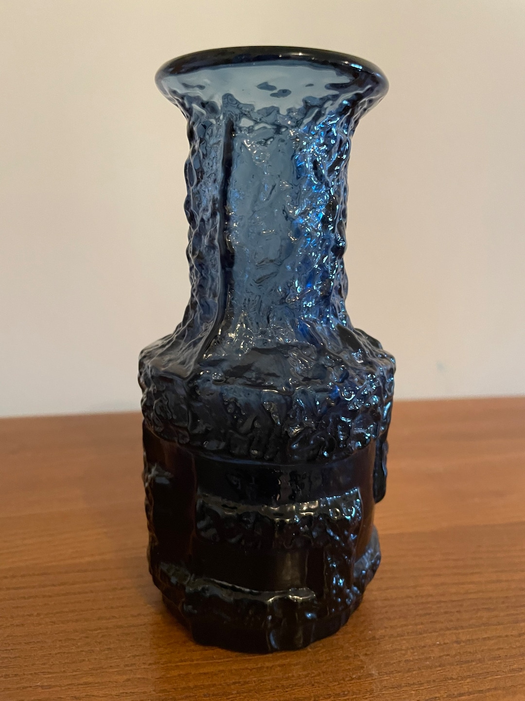 Vintage Ruda Glasbruk Cobalt Blue Glass Vase by Gote Augustsson - Etsy