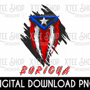Distressed Puerto Rico Flag PNG: Boricua Design (digital Download) - Etsy