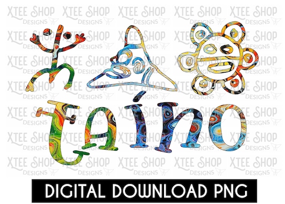 Taino Symbols PNG Digital File Digital File Boricua Design - Etsy Ireland