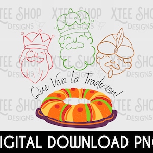 Mexican Rosca De Reyes PNG Digital File, Mexican Christmas Tradition ...
