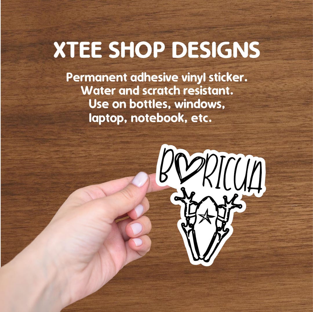 Coqui Boricua Sticker Decal, Puerto Rico Coqui Sticker, Boricua Native ...